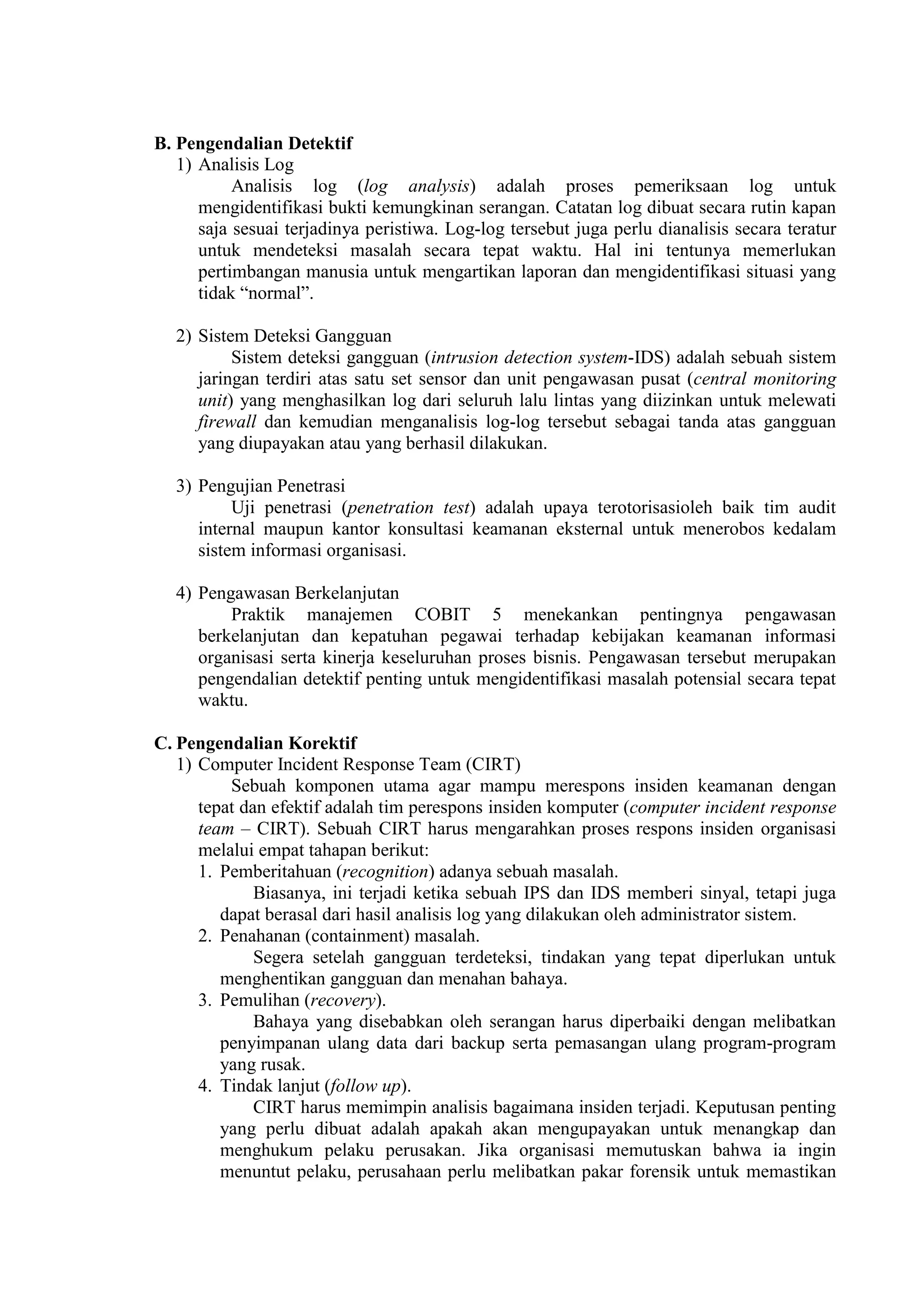 Si & pi, dian andriani, hapzi ali, konsep dasar keamanan informasi, pemahaman serangan, tipe ...