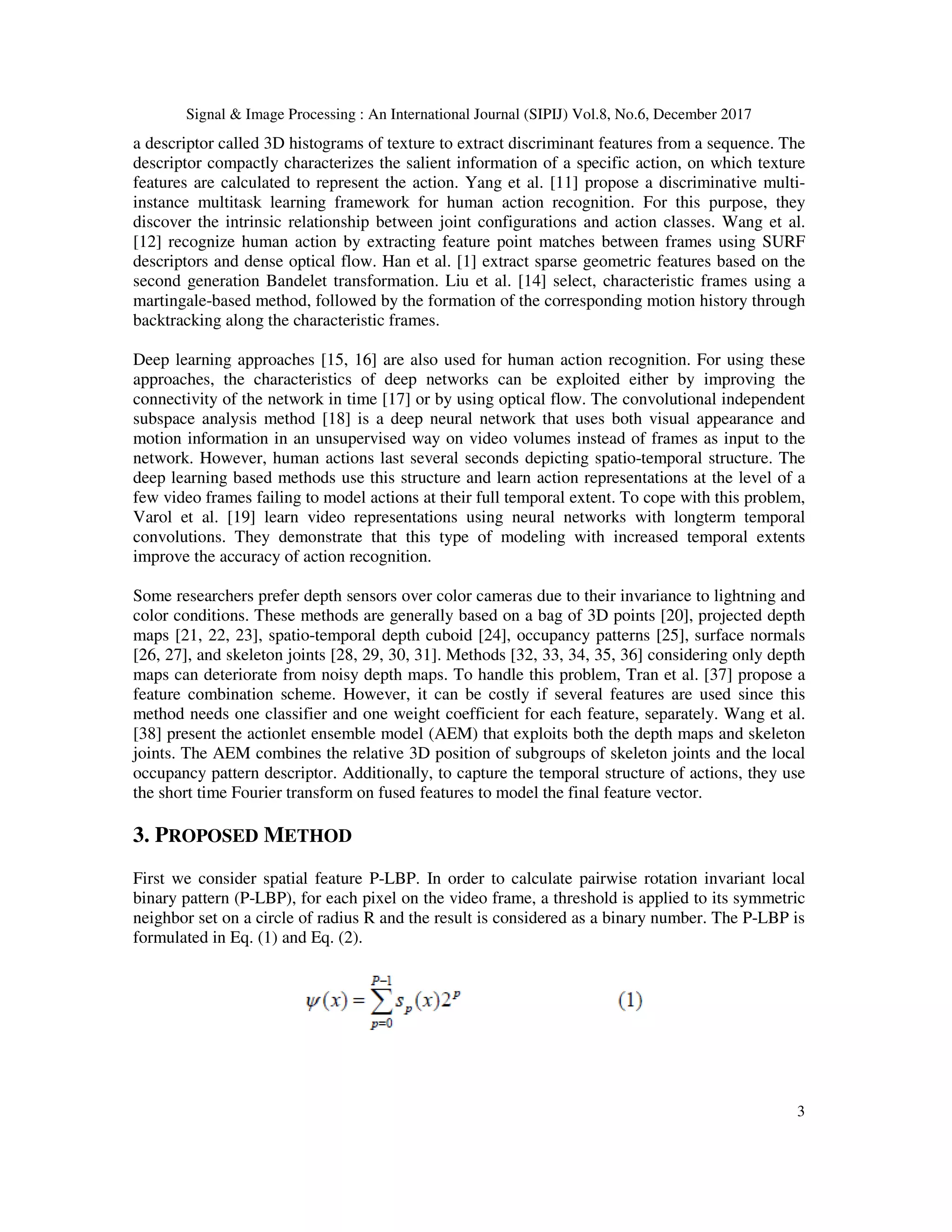 HUMAN ACTION RECOGNITION IN VIDEOS USING STABLE FEATURES | PDF