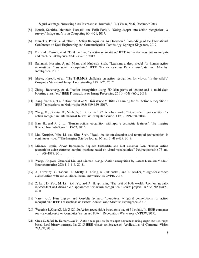 HUMAN ACTION RECOGNITION IN VIDEOS USING STABLE FEATURES | PDF