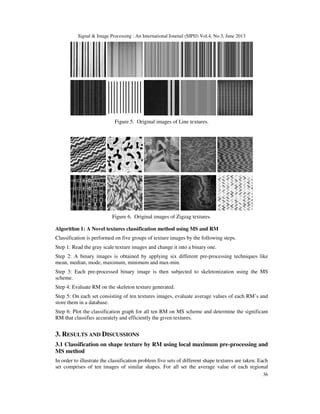 COMPOSITE TEXTURE SHAPE CLASSIFICATION BASED ON MORPHOLOGICAL SKELETON ...