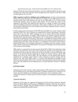 INHIBITION AND SET-SHIFTING TASKS IN CENTRAL EXECUTIVE FUNCTION OF WORKING MEMORY: AN EVENT ...