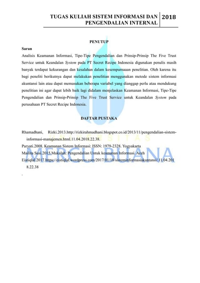 Sipi, lauhul machfuzh,prof. hapzi ali, keamanan informasi, tipe tipe ...