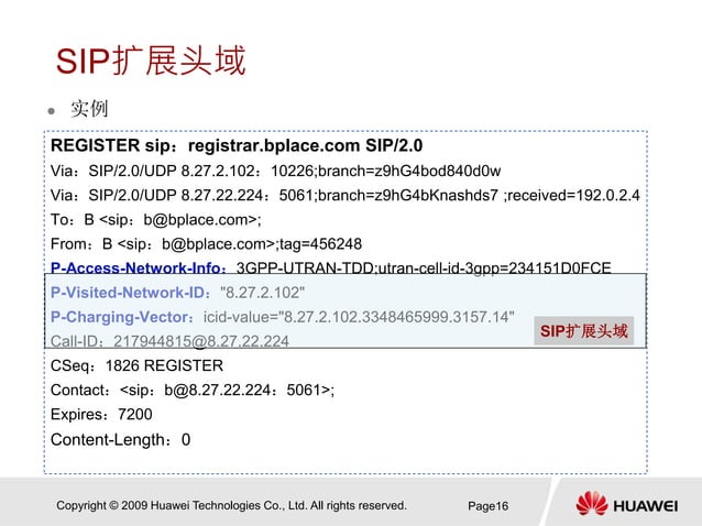 SIP协议及IMS信令流程.ppt | Computer Networking | Computing