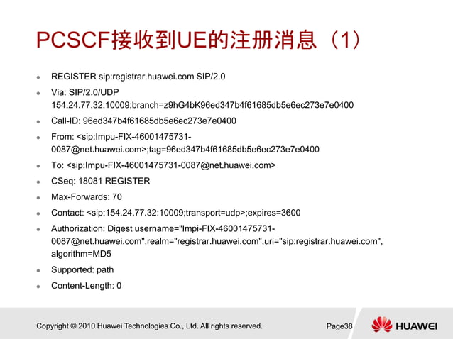 SIP协议及IMS信令流程.ppt | Computer Networking | Computing