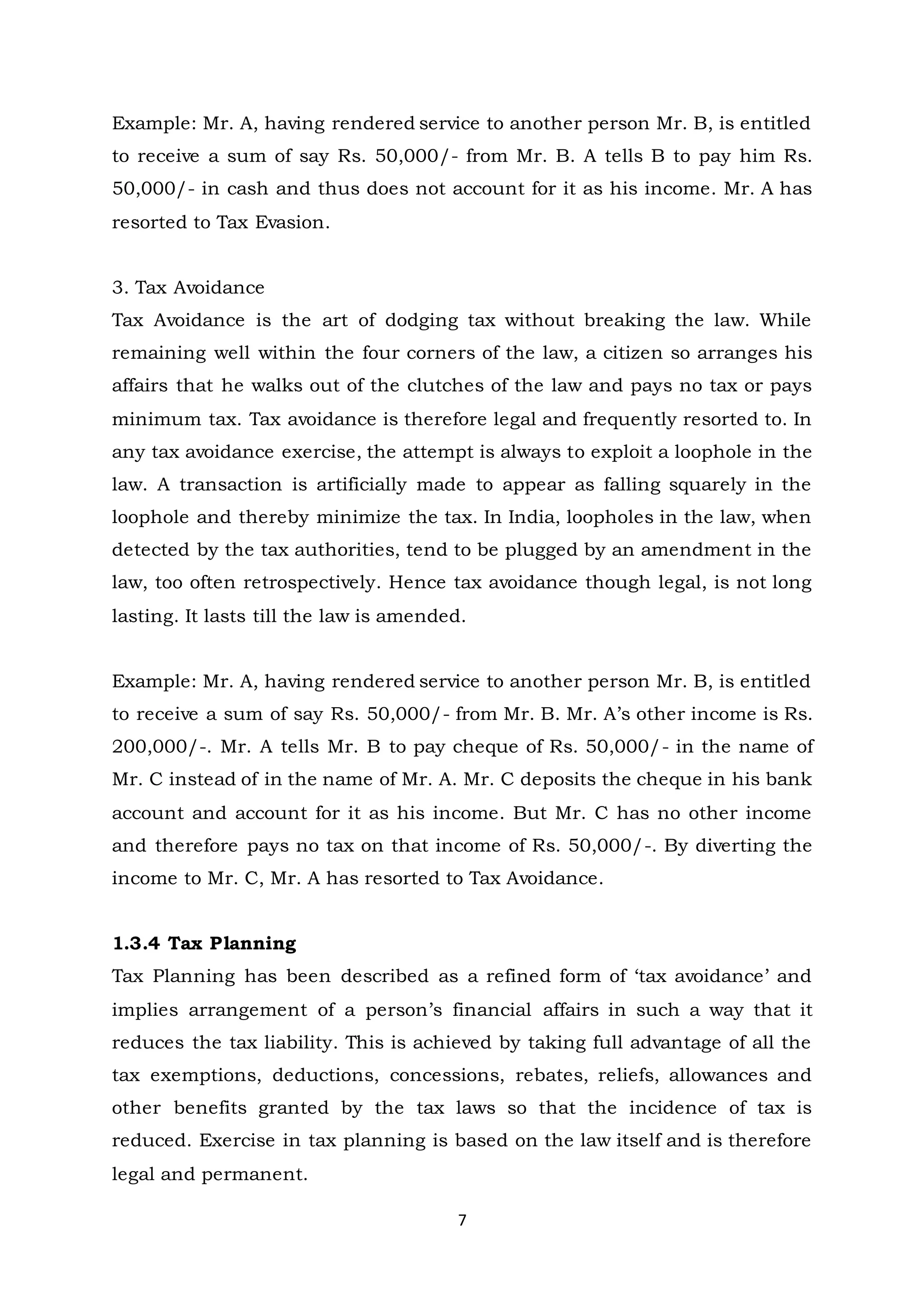 income tax planning (University Pune.) by shivaji lande | DOCX