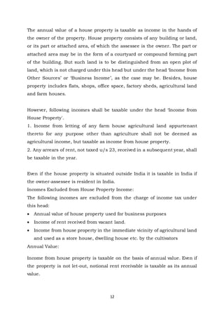income tax planning (University Pune.) by shivaji lande | DOCX