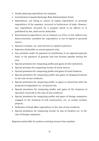 income tax planning (University Pune.) by shivaji lande | DOCX