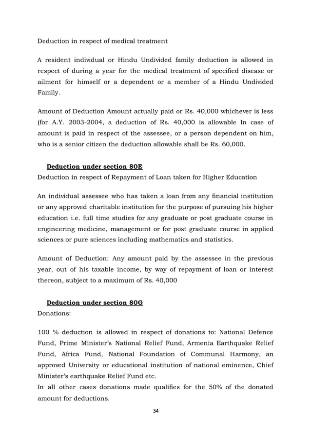 income tax planning (University Pune.) by shivaji lande | DOCX | Business Accounting & Finance ...