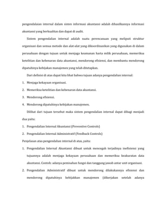 Sipi, raditya wijaksono, hapzi ali, paper sistem pengendalian internal ...