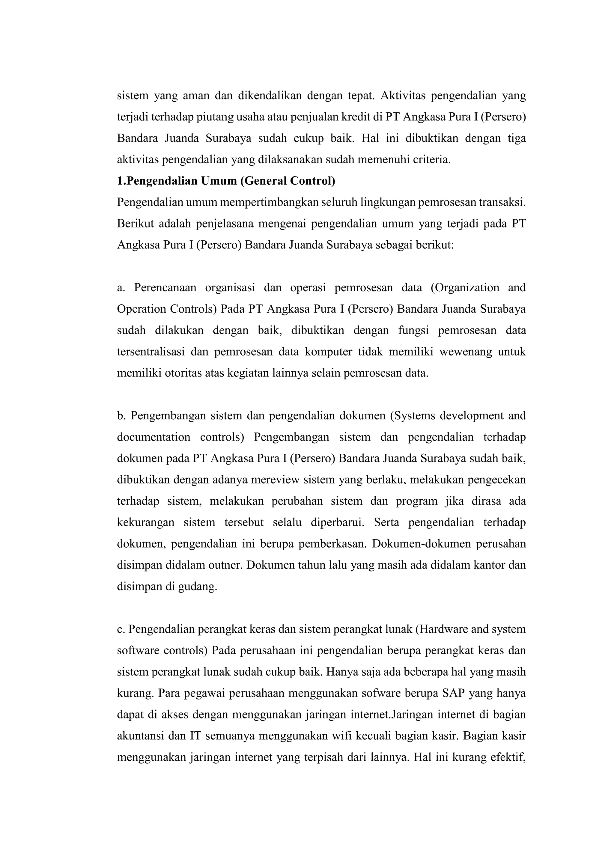 Si & Pi, sasi ngatiningrum, hapzi ali, pengendalian internal coso dan contohnya pada perusahaan ...