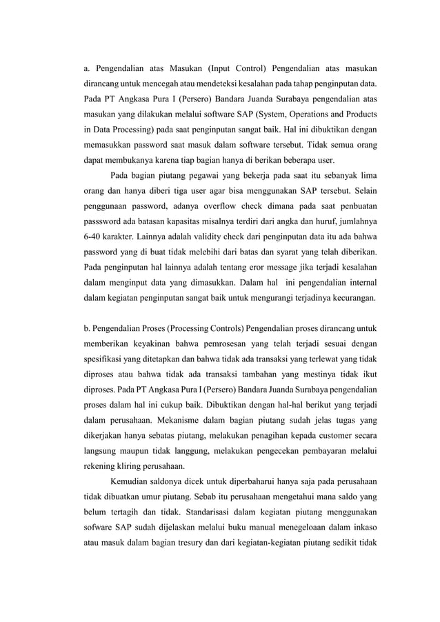 Si & Pi, sasi ngatiningrum, hapzi ali, pengendalian internal coso dan contohnya pada perusahaan ...