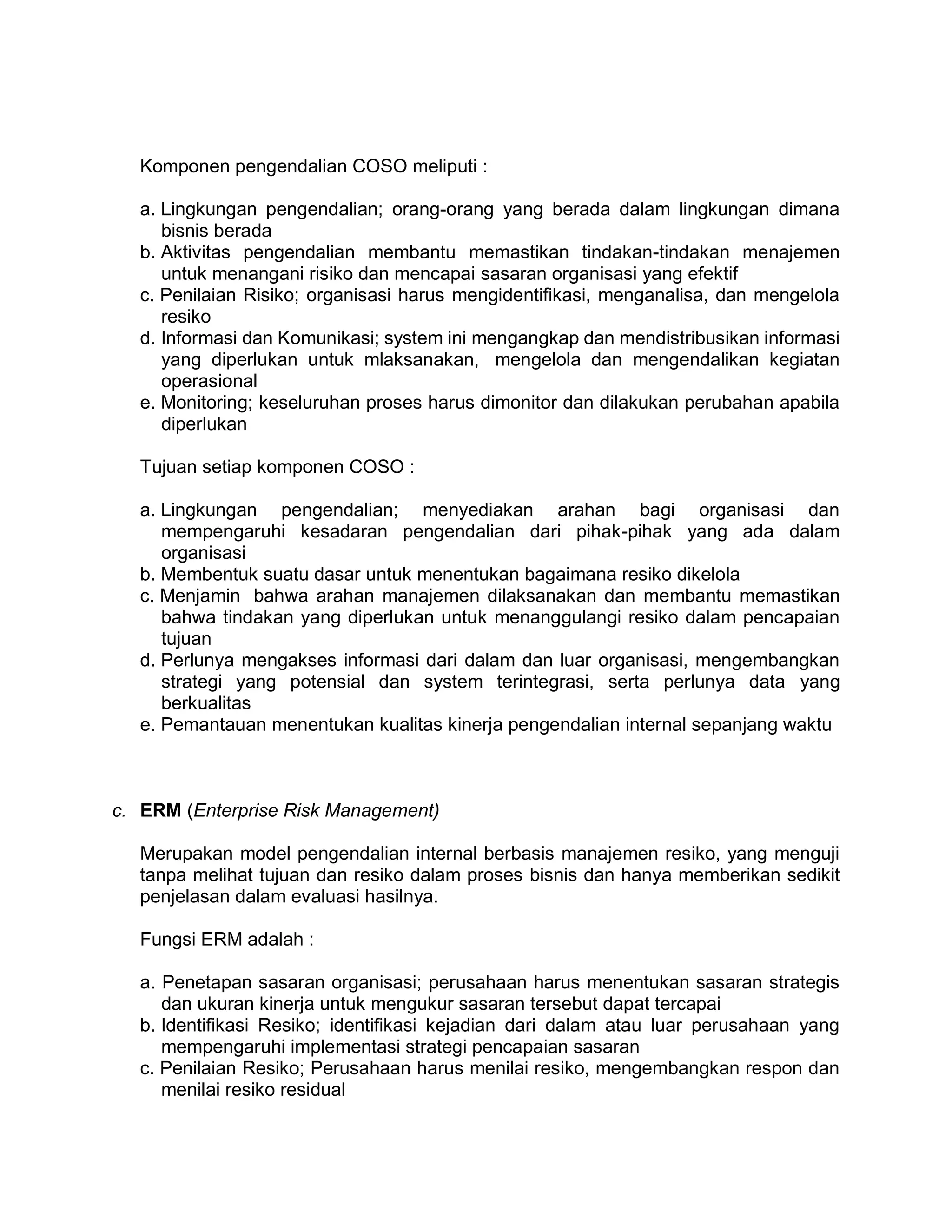 SIPI, Puji Rahayu, HapziALi, Tugas uts implementasi sistem informasi dan pengendalian internal ...