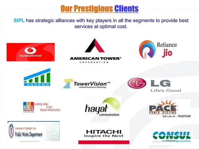 SIPL_Company_Profile.pptx | Telecommunications Industry | Industries