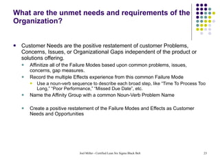 SIPOC Failure Mode Identification Methodology | PPT