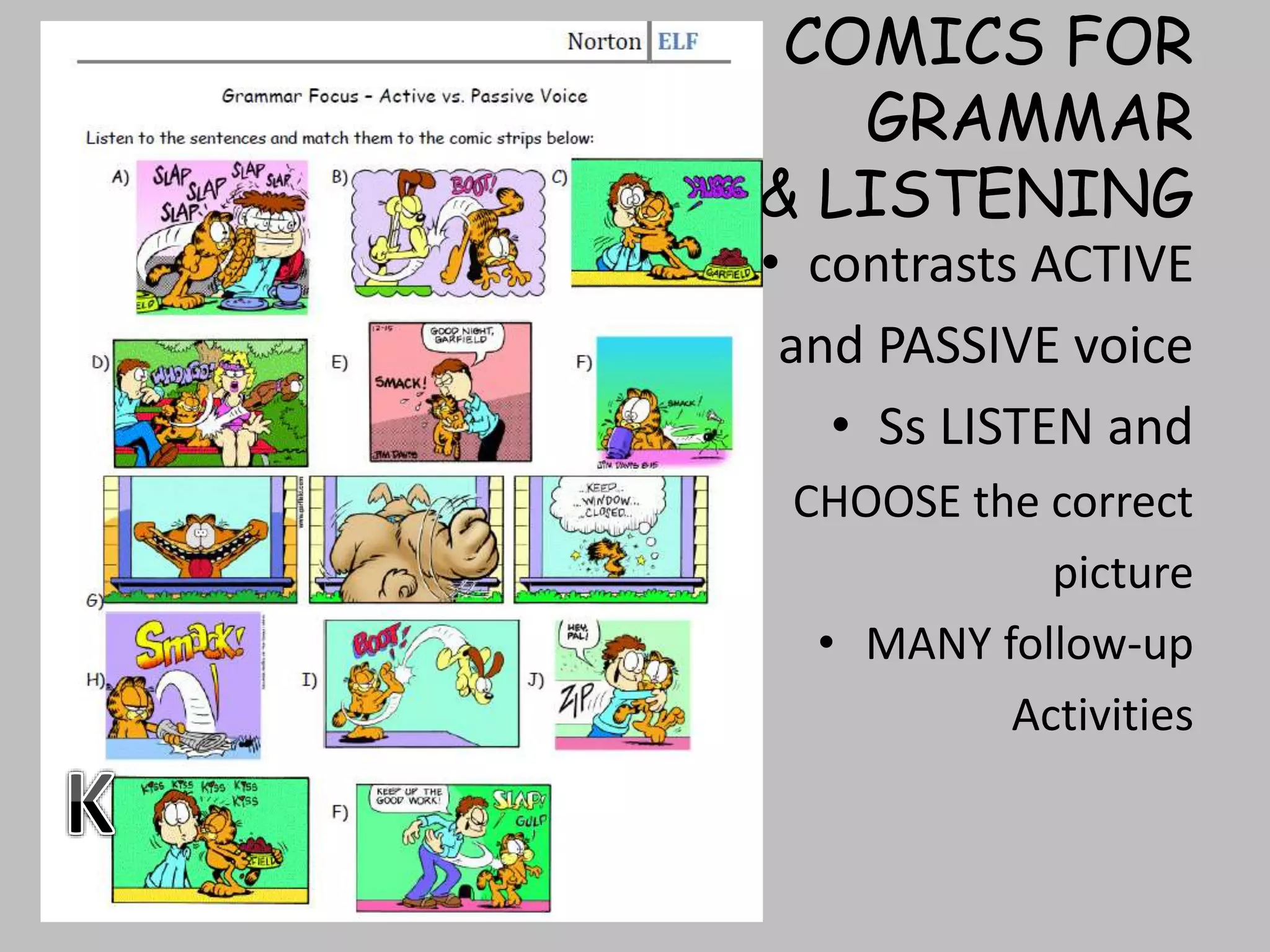 Using Comic Strips in the EFL Classroom | PPTX