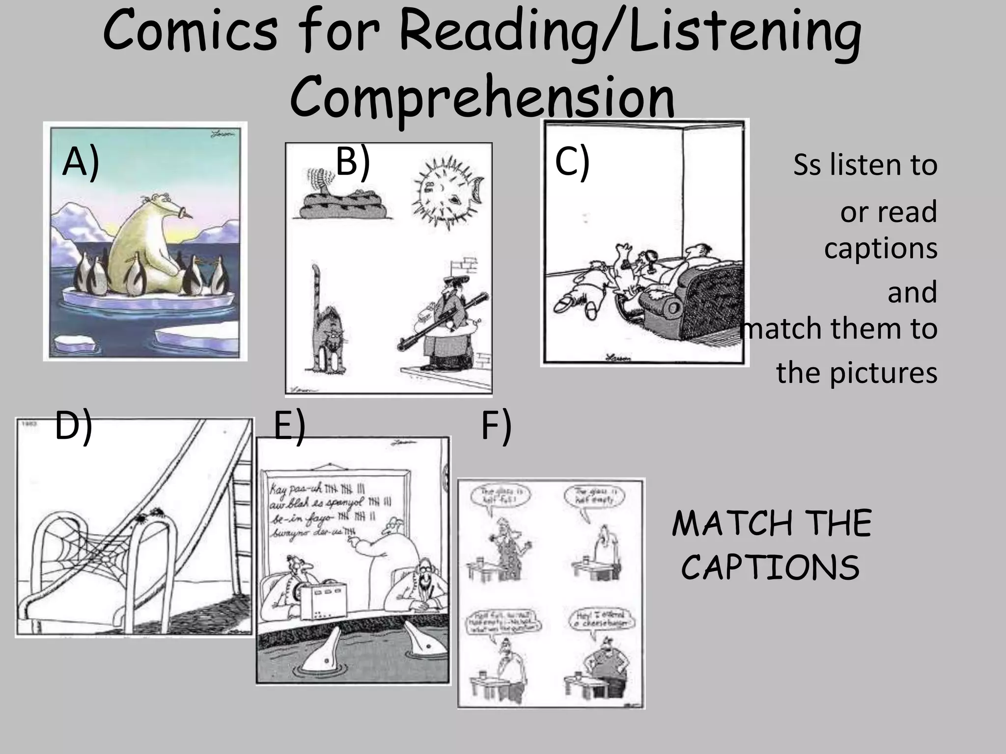 Using Comic Strips in the EFL Classroom | PPT