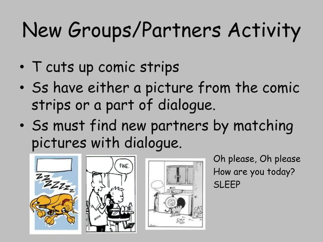 Using Comic Strips in the EFL Classroom | PPT