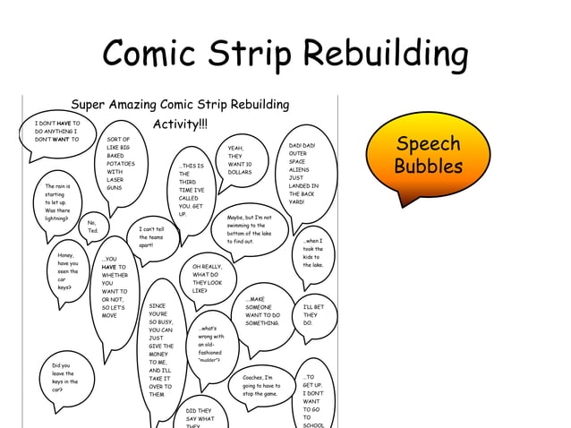 Using Comic Strips in the EFL Classroom | PPT
