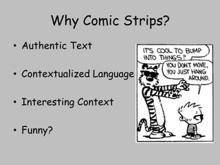 Using Comic Strips in the EFL Classroom | PPTX