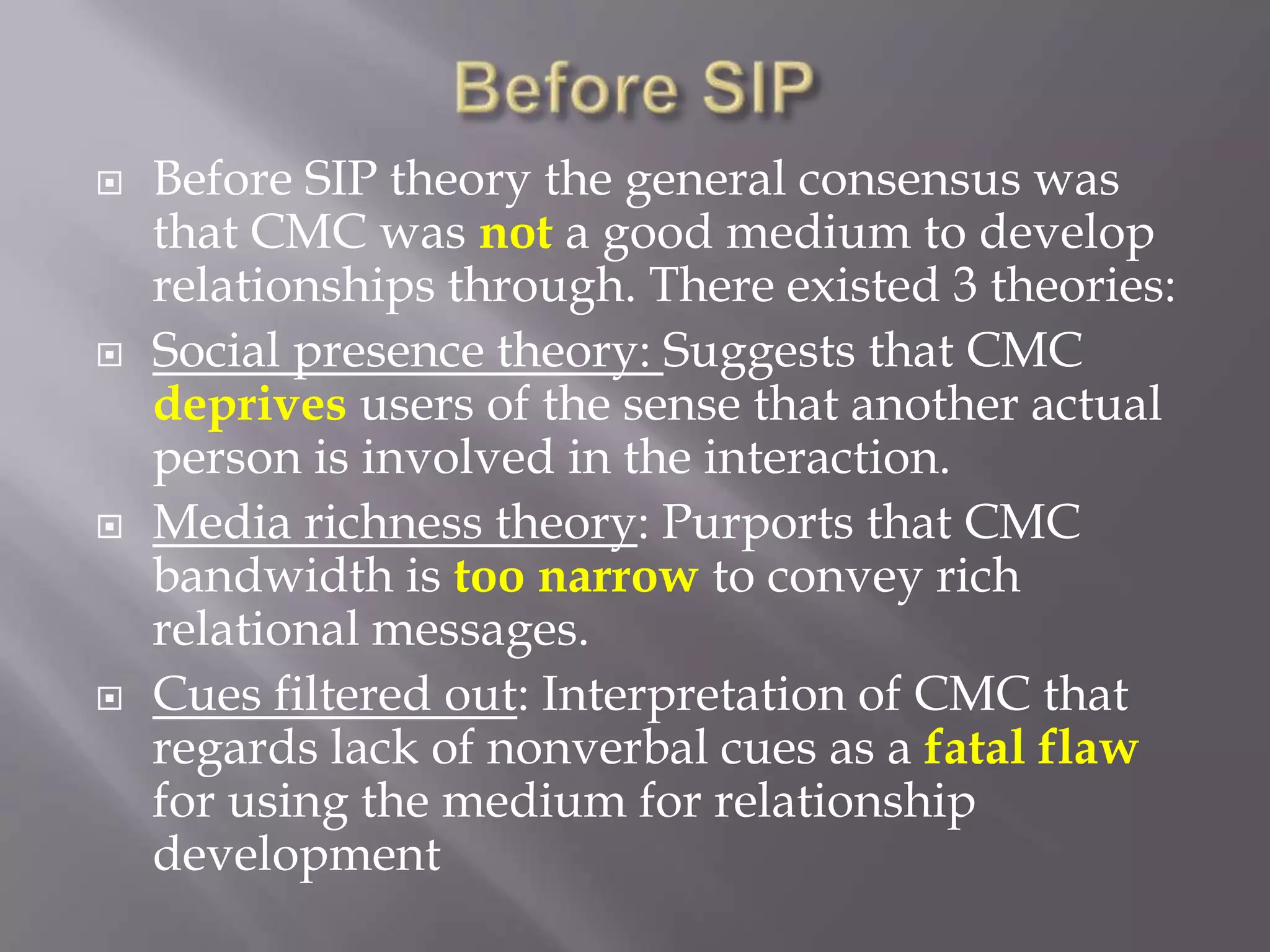 Social Information Processing theory | PPTX