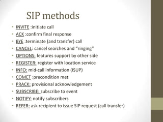 Sip & its application | PPT