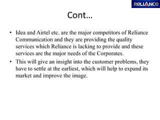 Reliance Communication Sip presentation | PPTX