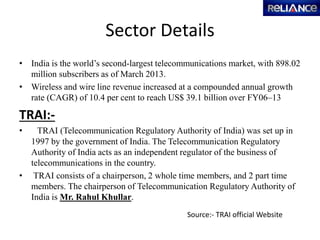 Reliance Communication Sip presentation | PPTX