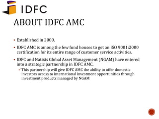 Sip presentation in idfc amc ltd | PPTX