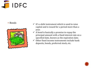 Sip presentation in idfc amc ltd | PPTX