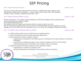 SIP Presentation 2012 | PPT