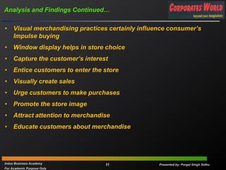 Visual Merchandising | PPT