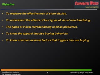 Visual Merchandising | PPT