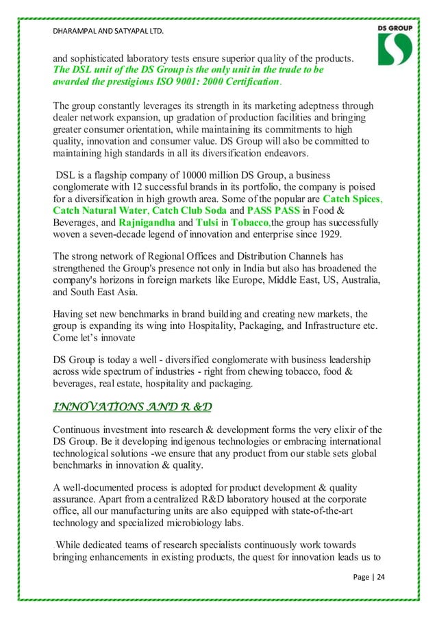 Sip Project Report | PDF | Human Resources | Business