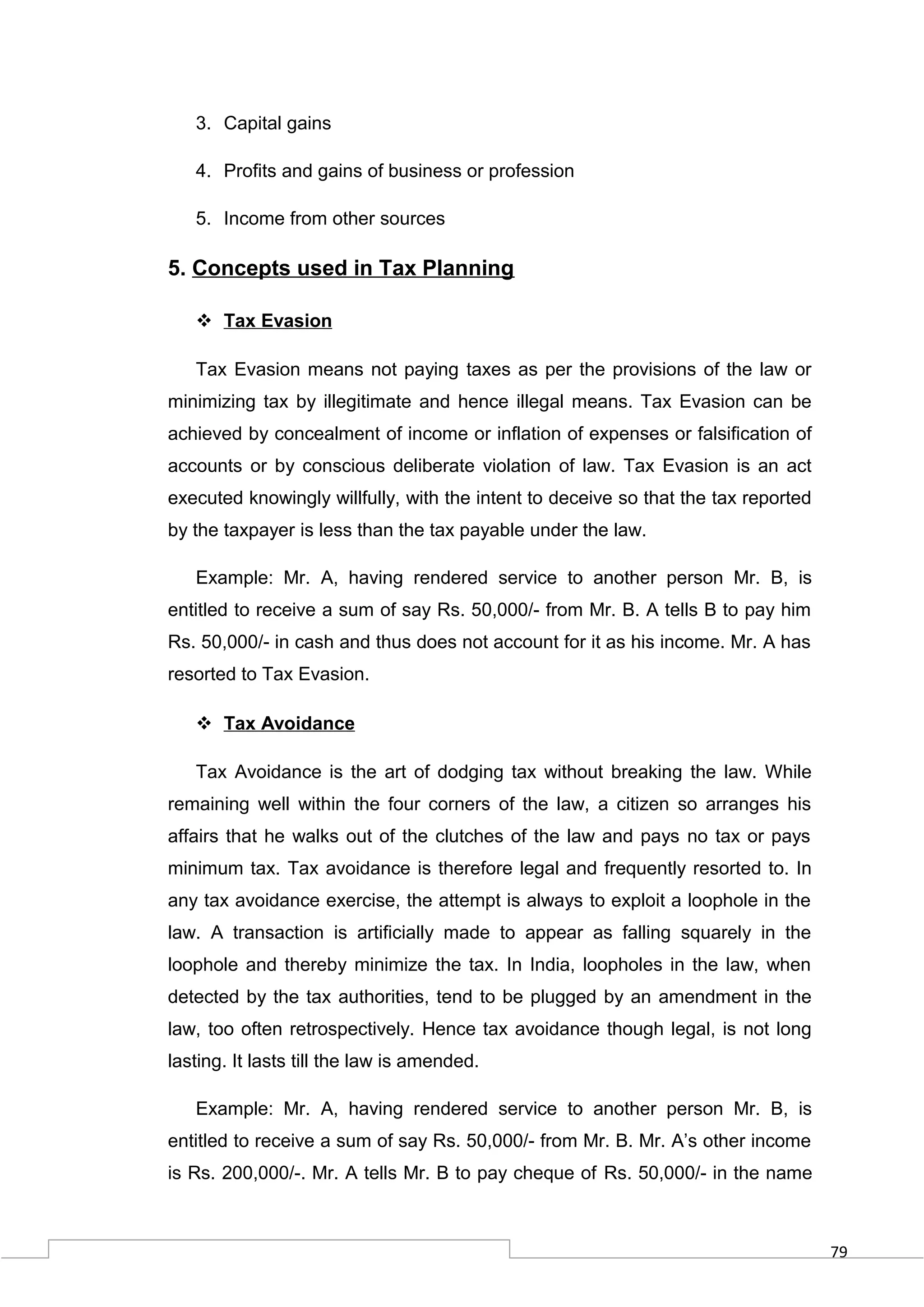 SIP REPORT ON INCOME TAX PLANNING WITH RESPECT TO INDIVIDUAL ASSESSEE | DOC