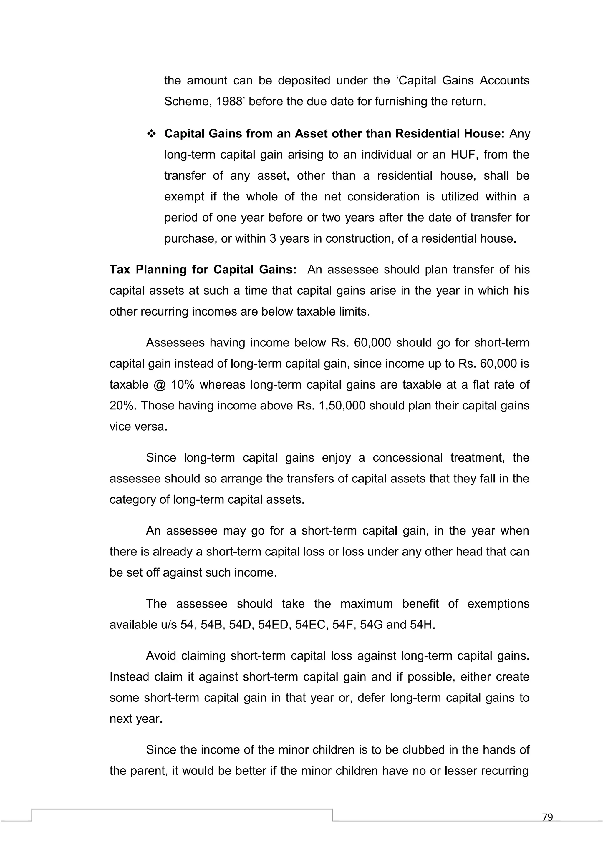 SIP REPORT ON INCOME TAX PLANNING WITH RESPECT TO INDIVIDUAL ASSESSEE | DOC