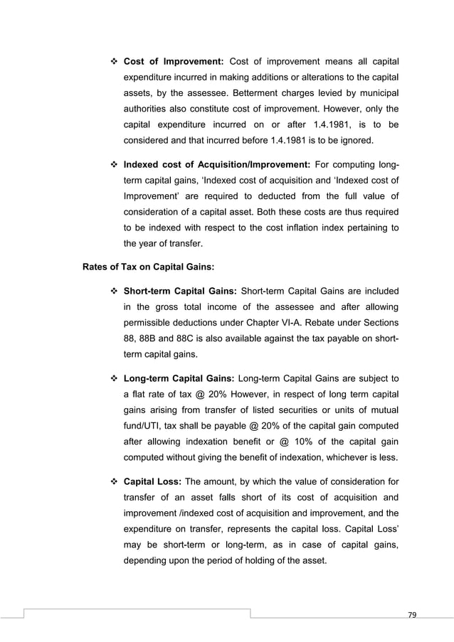 SIP REPORT ON INCOME TAX PLANNING WITH RESPECT TO INDIVIDUAL ASSESSEE | DOC
