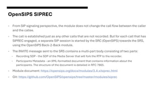 SIPREC RTPEngine Media Forking | PDF