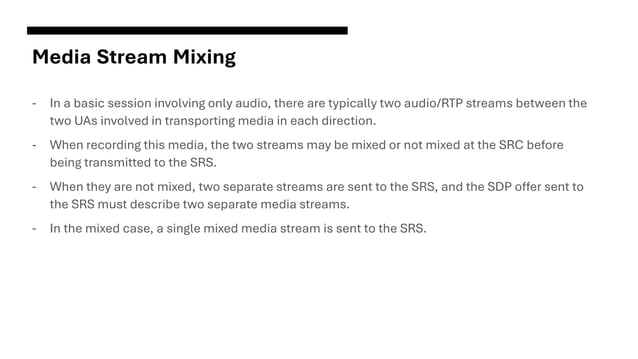 SIPREC RTPEngine Media Forking | PDF
