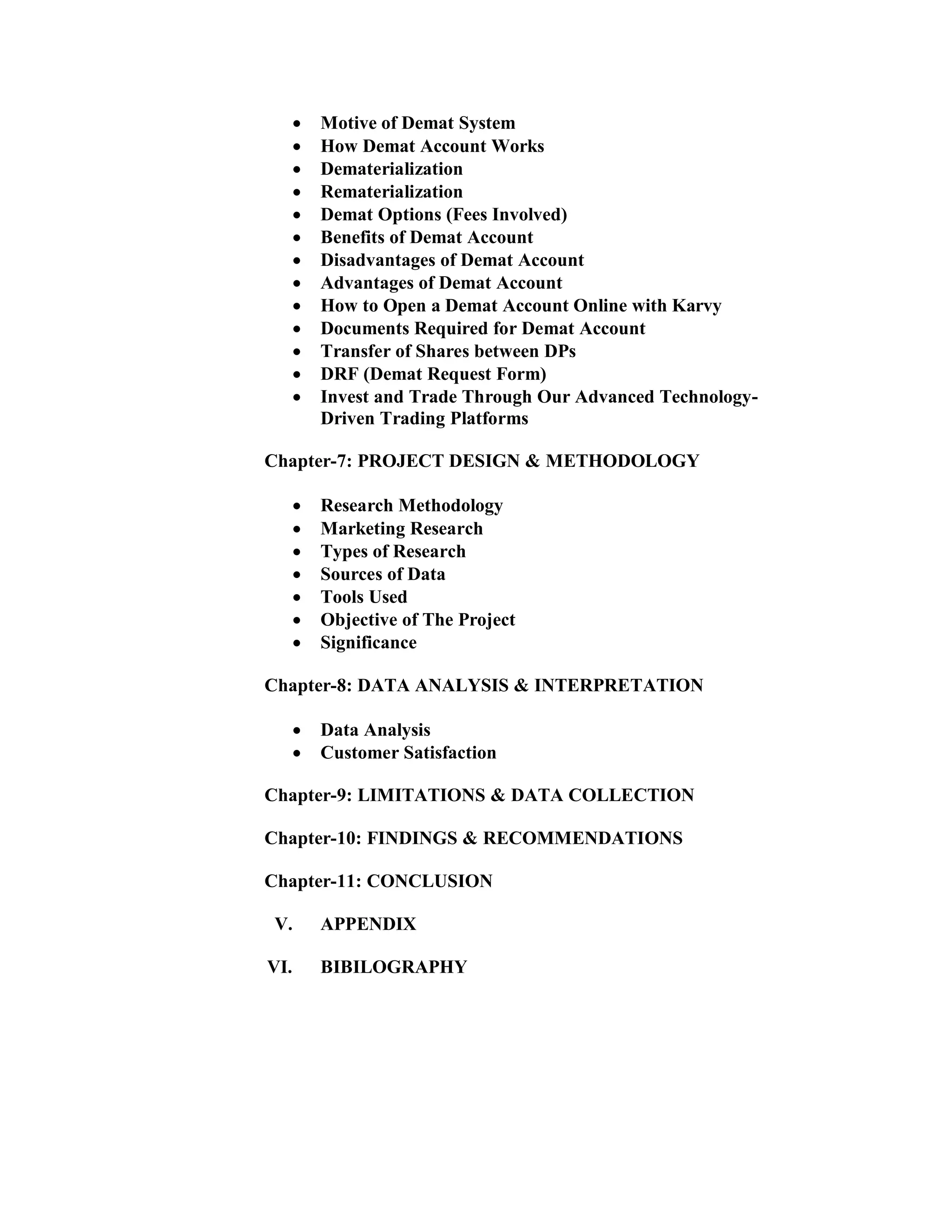 Summer Internship Project Report for KARVY | PDF