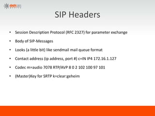 SIP security in IP telephony | PPT
