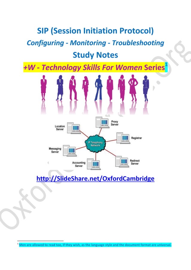SIP (Session Initiation Protocol) - Study Notes | PDF