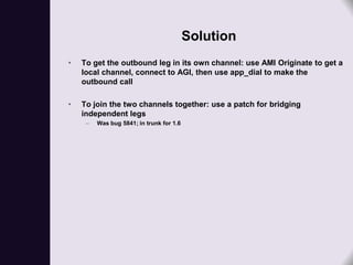Using Asterisk in a SIP softswitch | PDF