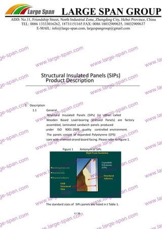 Sip structural insulated panels | PDF