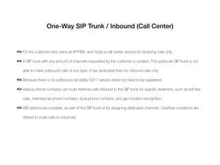 Sip trunk webinar | PDF
