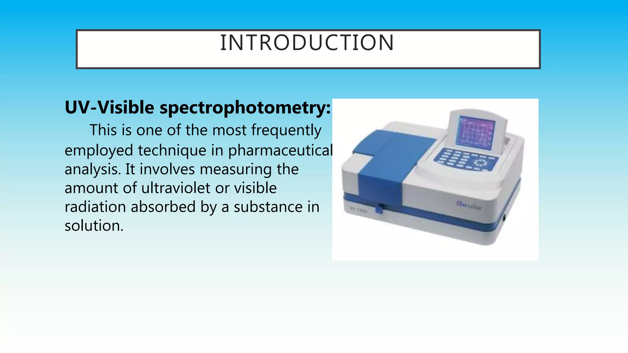 Devlopment And Validation Of Uv Spectrophotometric Method For Determination Of Atenolol Pptx