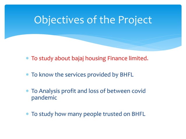 SIP Viva_PPT Bajaj Housing Finance Ltd.pptx | Business Accounting ...