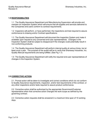 Si quality manual | PDF