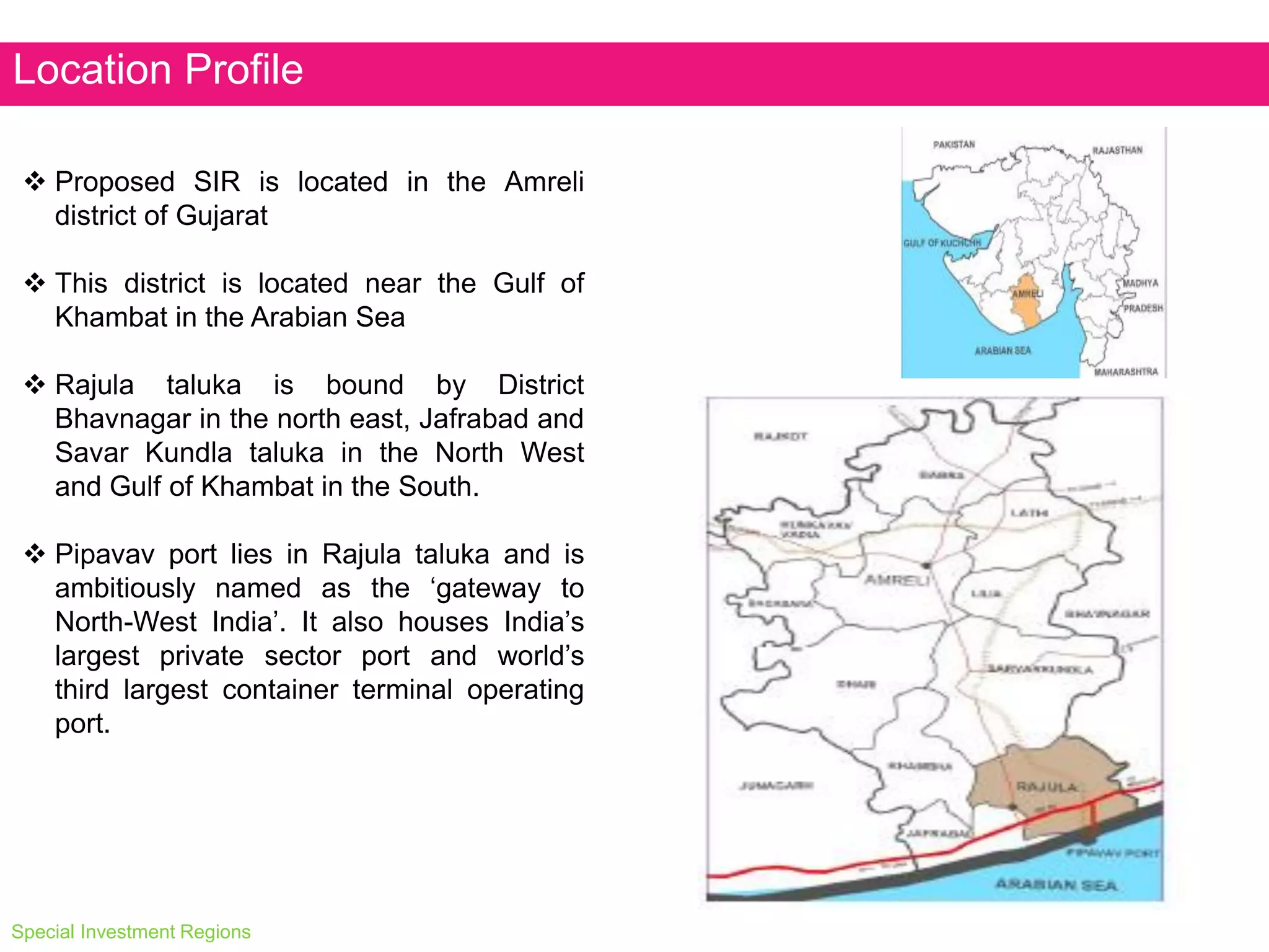 Special Investment Regions (SIR) in Gujarat | PDF