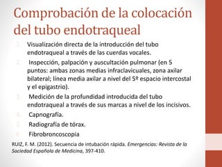 Secuencia de intubacion rapida | PPTX