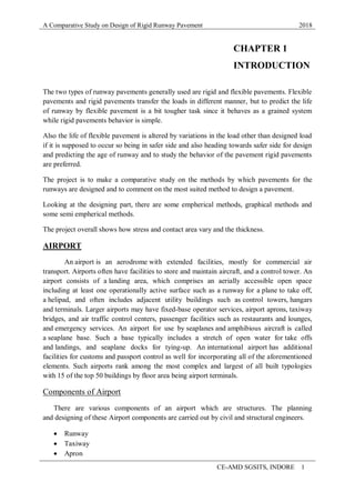 A Comparative Analysis on Design of Rigid Runway Pavements | PDF